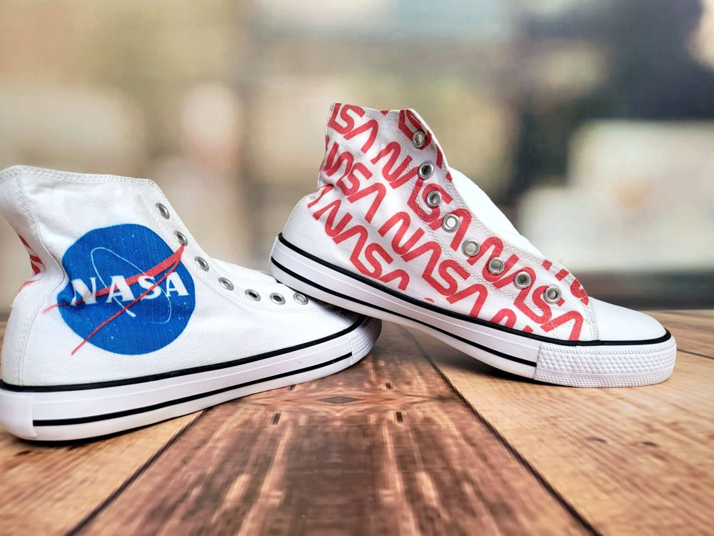 BASKET - basket personnalisée | de type Converse – Look Imprim : Basket personnalisée, Sac