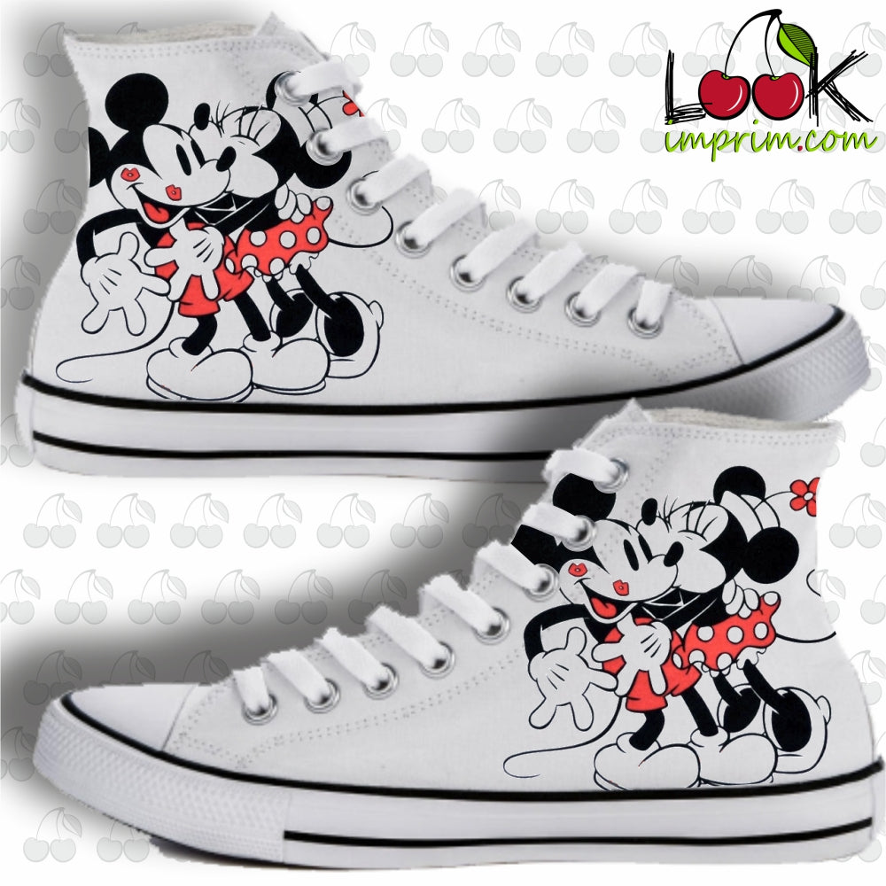 BASKET MICK KISS - basket personnalisée | de type Converse – Look Imprim : Basket personnalisée, Sac