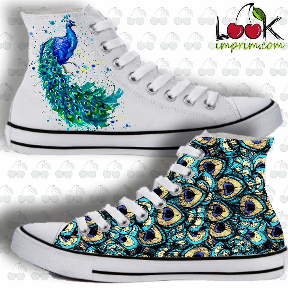 BASKET PAON - basket personnalisée | de type Converse – Look Imprim : Basket personnalisée, Sac