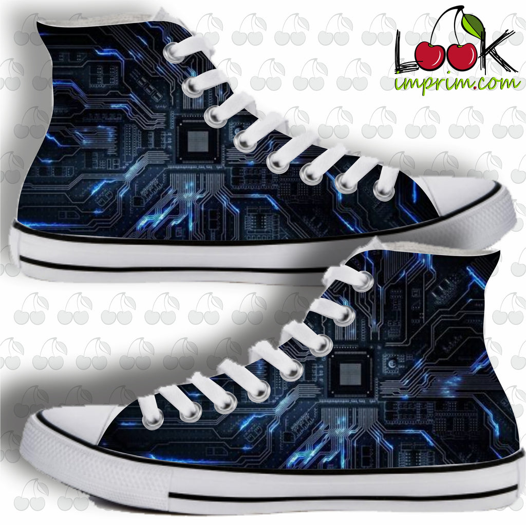 BASKET PROCESSEUR - basket personnalisée | de type Converse – Look Imprim : Basket personnalisée ...