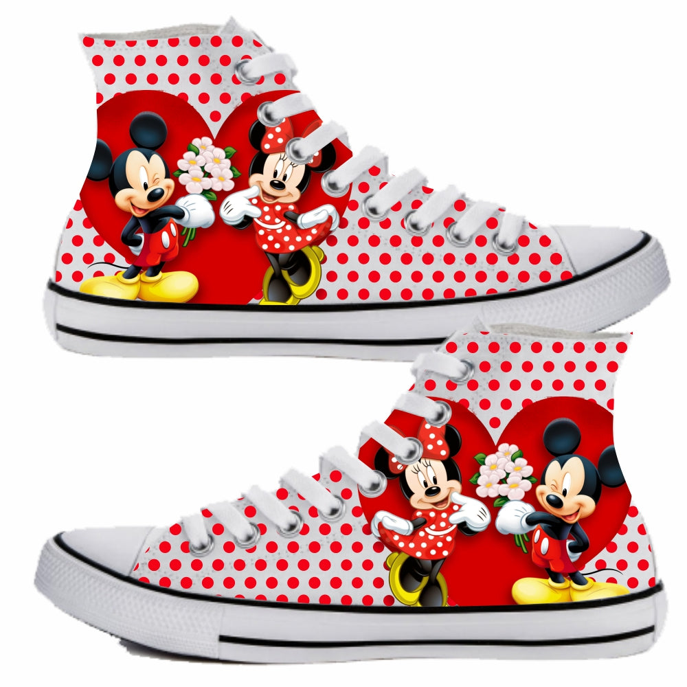 BASKET MICK LOVER - basket personnalisée | de type Converse – Look ...